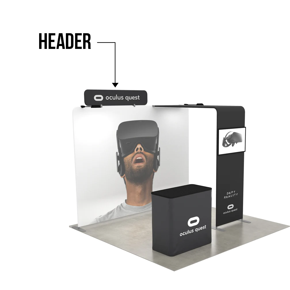 10x10 Promo Booth M – Roca Displays