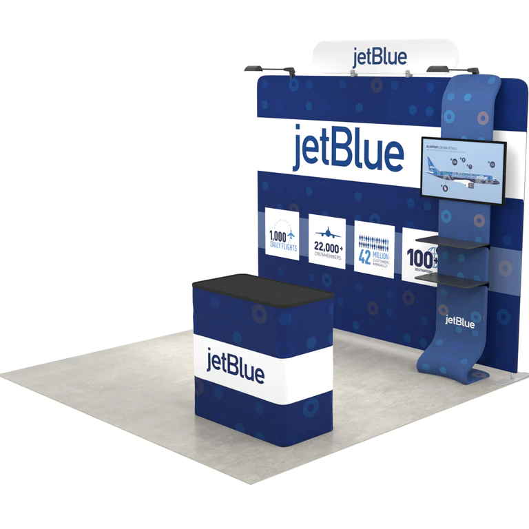 10x10 Promo Booth F – Roca Displays
